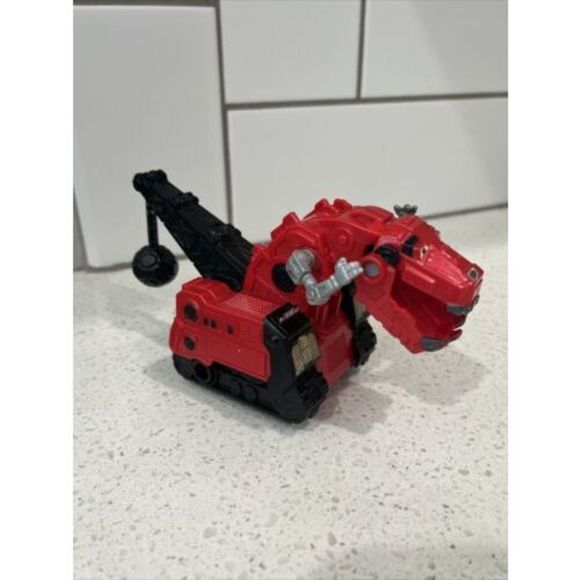 Toys | Dreamworksmattel Dinotruxtyrux Diecast Red 4 Dinotrucks Toy T ...